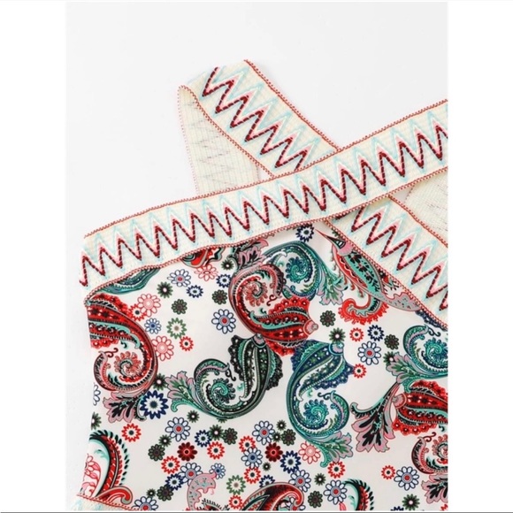 Couture Gypsy | Swim | Paisley Floral Print One Piece Monokini Swim ...